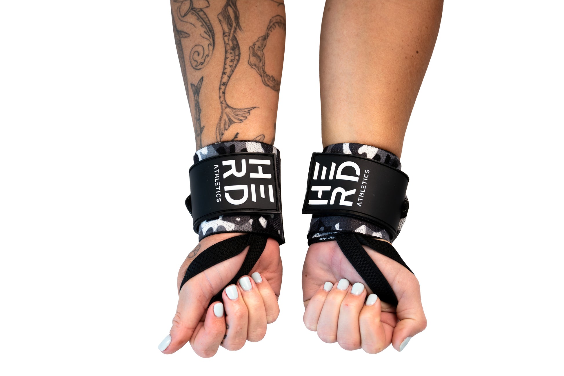 Camo Grey/White- Velcro Wrist Wrap 12 & 18 inch – HERD ATHLETICS